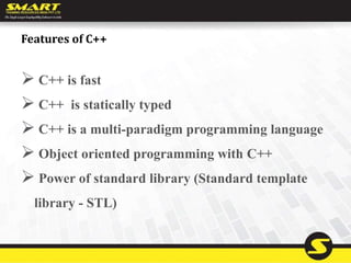 Session 1 - c++ intro | PPT