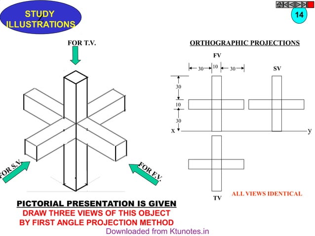 SESSION-1-ORTHOGRAPHIC-PROJECTION.pdf | 3-D Graphics | Computer ...