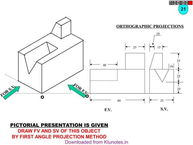 SESSION-1-ORTHOGRAPHIC-PROJECTION.pdf | 3-D Graphics | Computer Software and Applications