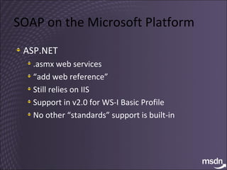 Session 1: The SOAP Story | PPT