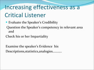 Session 10 listening ( SMS ) | PPT