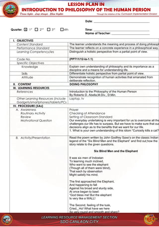 Intro to Philosophy of the human person.docx