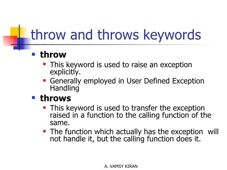 exception handling in java exception handling in java