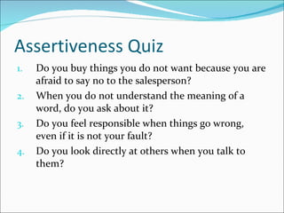 Session 12 assertiveness ( SMS ) | PPT