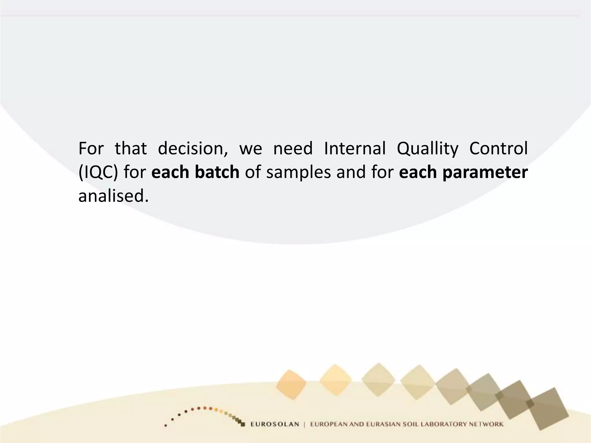 Good laboratory practices. Internal quality control by z score approach | PPTX