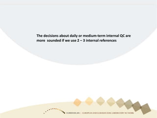 Good laboratory practices. Internal quality control by z score approach ...