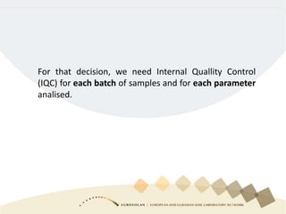 Good laboratory practices. Internal quality control by z score approach ...