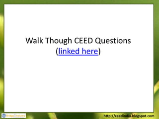 Seeds for CEED: Session 2 | PPTX | Education