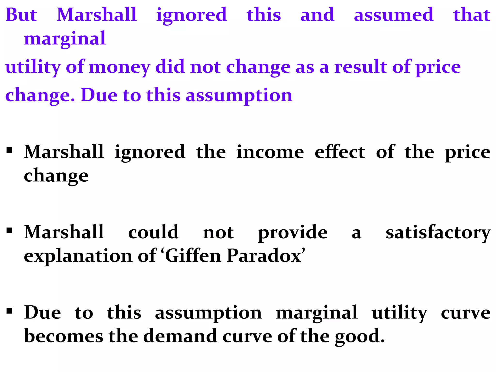 Marginal Utility | PPT
