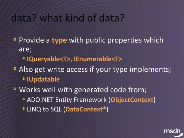 Time for a REST - .NET Framework v3.5 & RESTful Web Services | PPT
