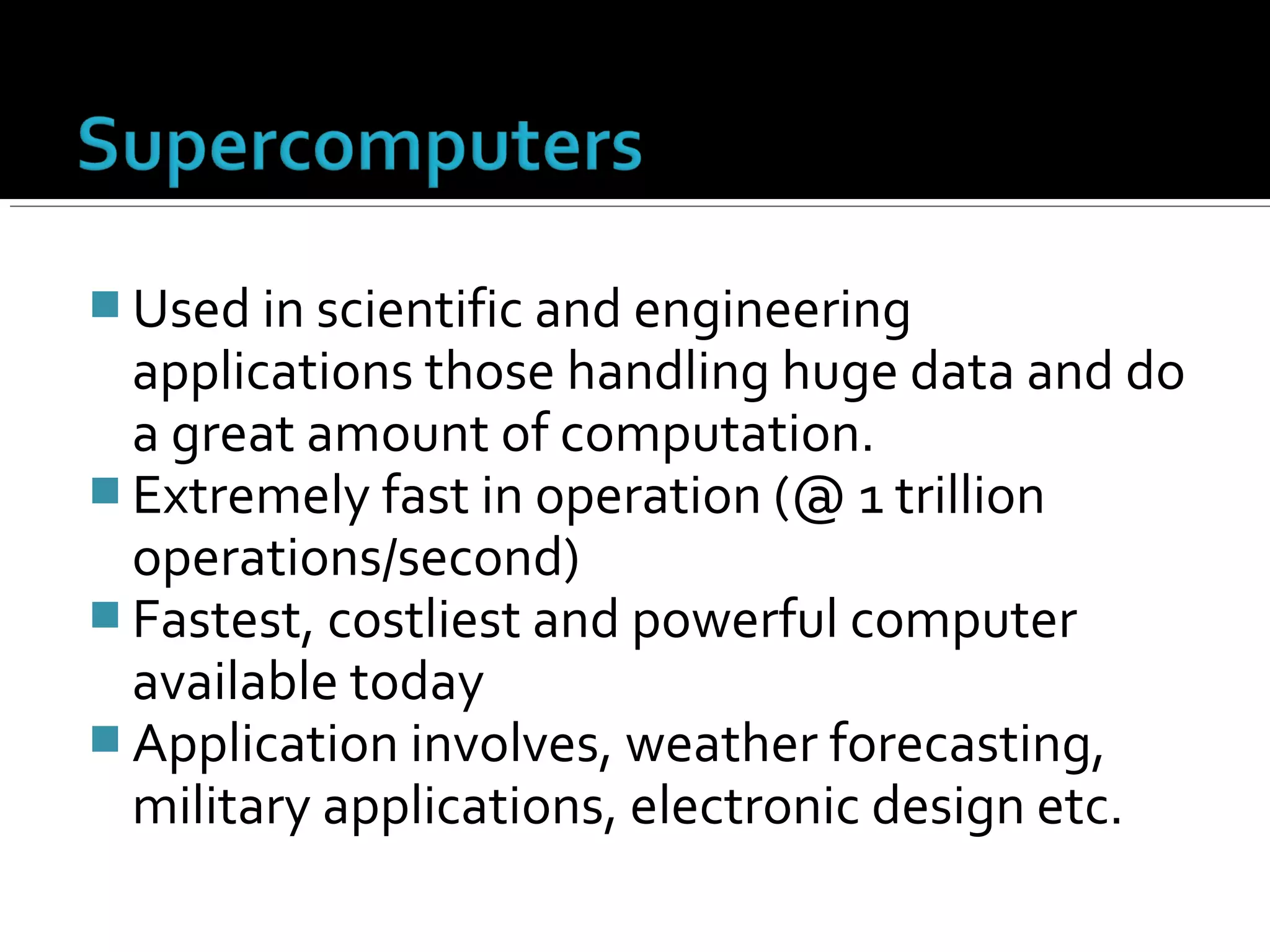classification of digital computers | PPT