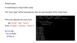 Learn more about the concepts of Data Types in Python | PPT