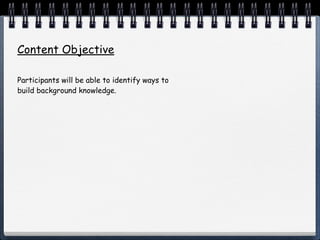 Session 3: Building Background | ZIP