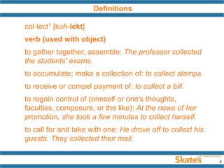 Session 3 collectors-and-collecting | PPT