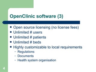 Session 5 b Hospital Information Management with OpenClinic in Africa ...