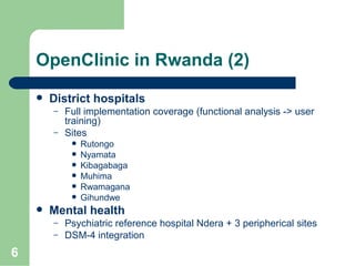 Session 5 b Hospital Information Management with OpenClinic in Africa | PDF