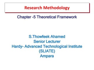 Session-5 Theoritical Framework.pptx document | PPT