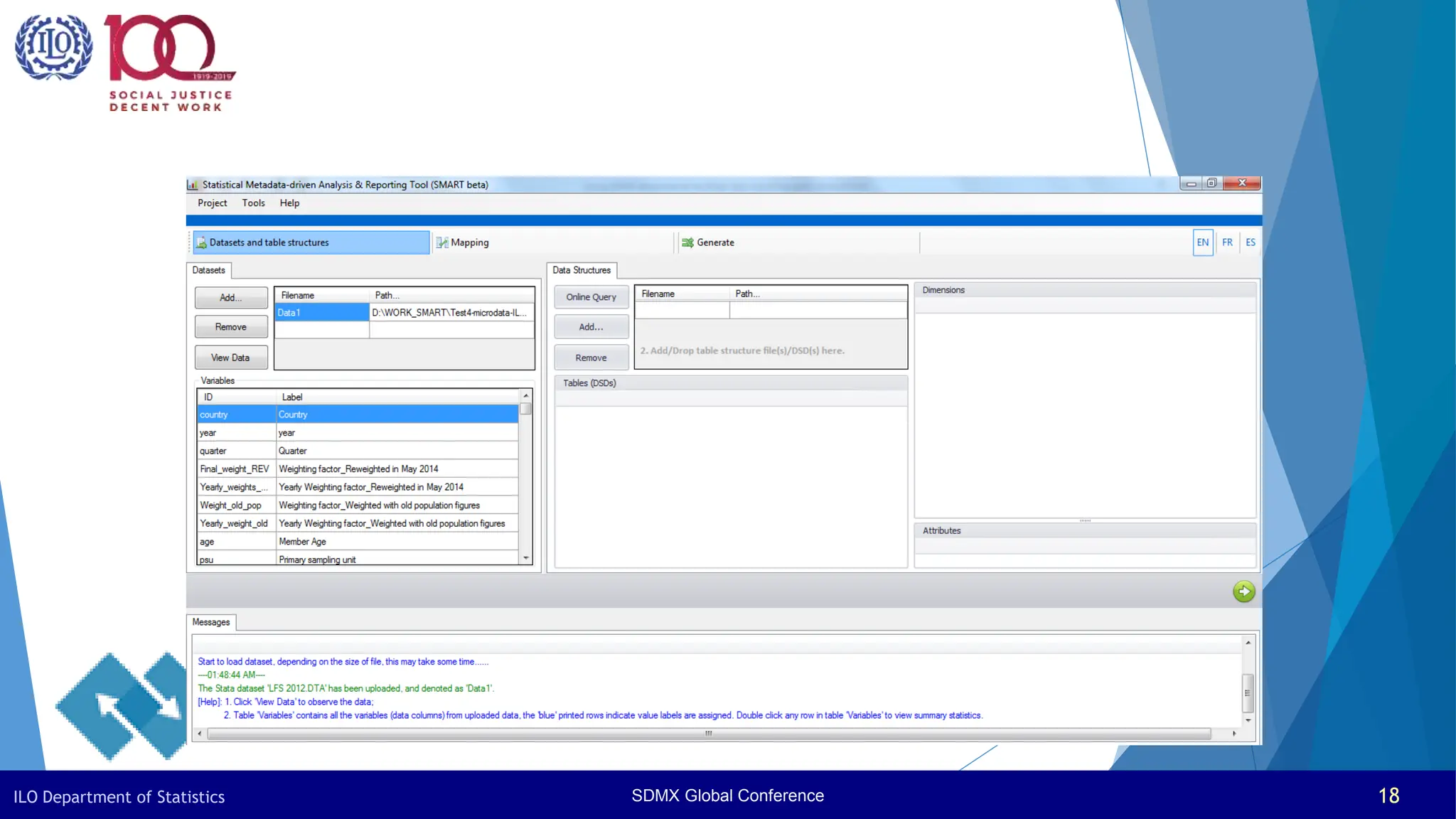 Session 6 ILO Edgardo SDMX-at-ILO pptx | PPTX | Computing | Technology & Computing