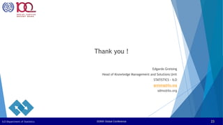 Session 6 ILO Edgardo SDMX-at-ILO pptx | PPTX | Computing | Technology & Computing