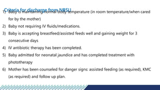 Session-7 NBSU Discharge criteria PPT.pptx