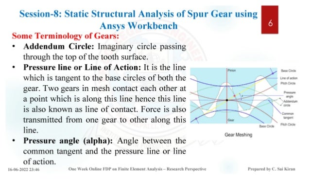 Session-8 Static Structural Analysis of Spur gear using ANSYS Workbench.pdf