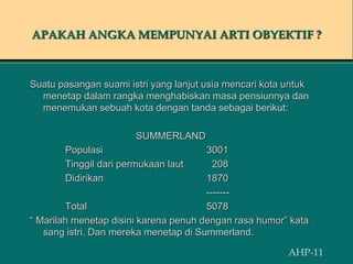Session AHP (Analytic Hierarchy Process) | PPT