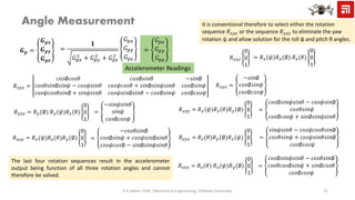 Inertial Measurement Unit-Accelerometer and Gyroscope MPU6050 | PPTX