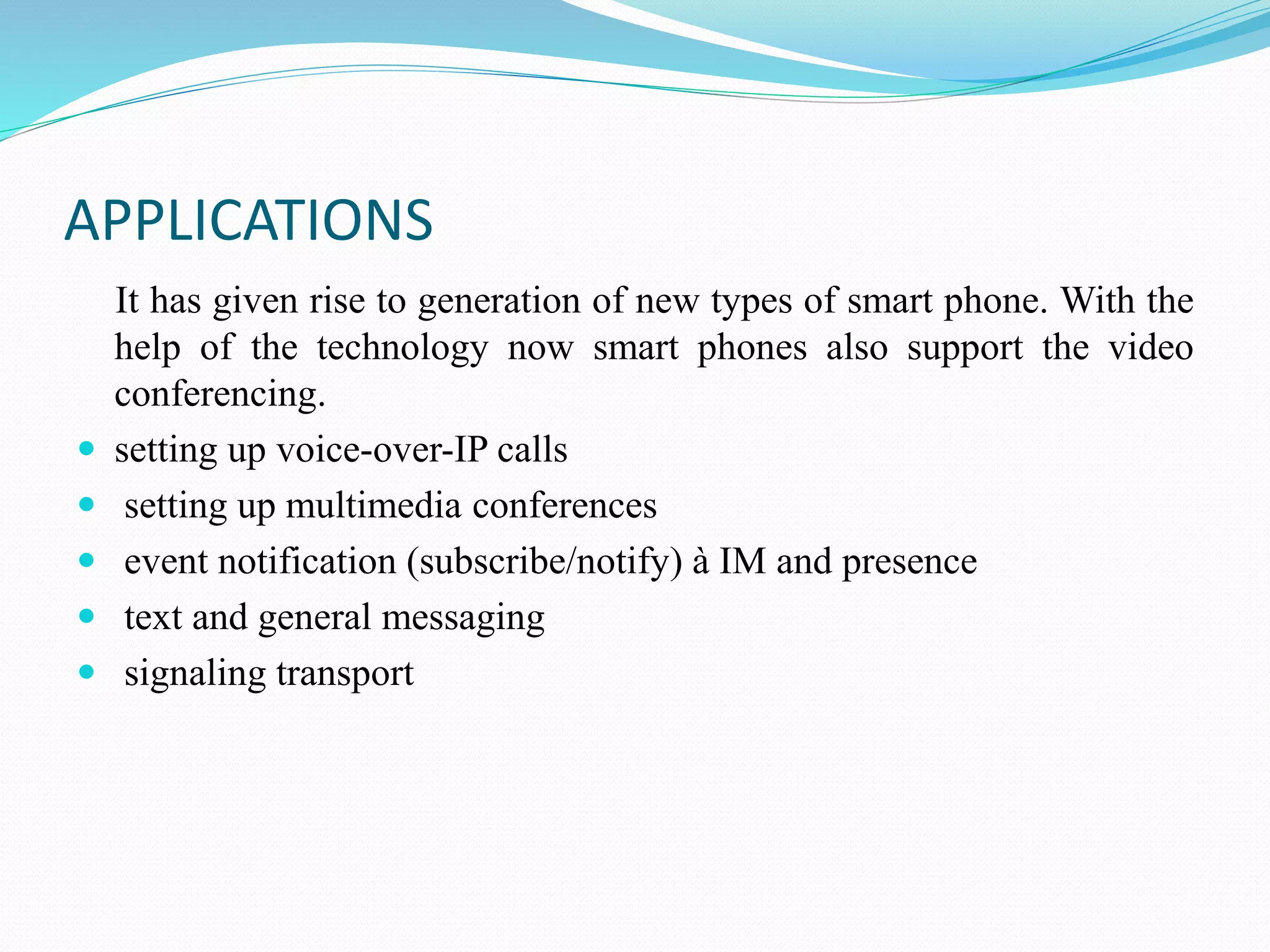 Session Initiation Protocol Pptx Web Conferencing Computer Software And Applications