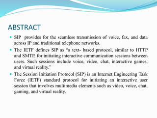 Session initiation-protocol | PPTX