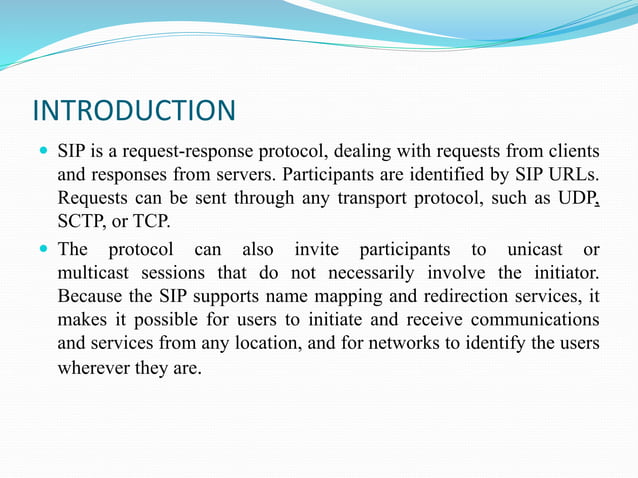 Session Initiation Protocol Ppt