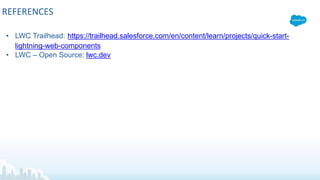 Salesforce Lightning Web Components - Open Source | PPT