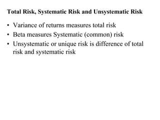 Session - Risk and Return.pptx