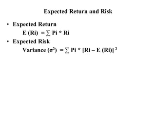 Session - Risk and Return.pptx