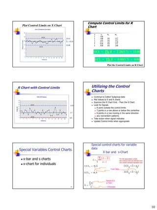 Session statistical process control (spc) | PDF | Physics | Science