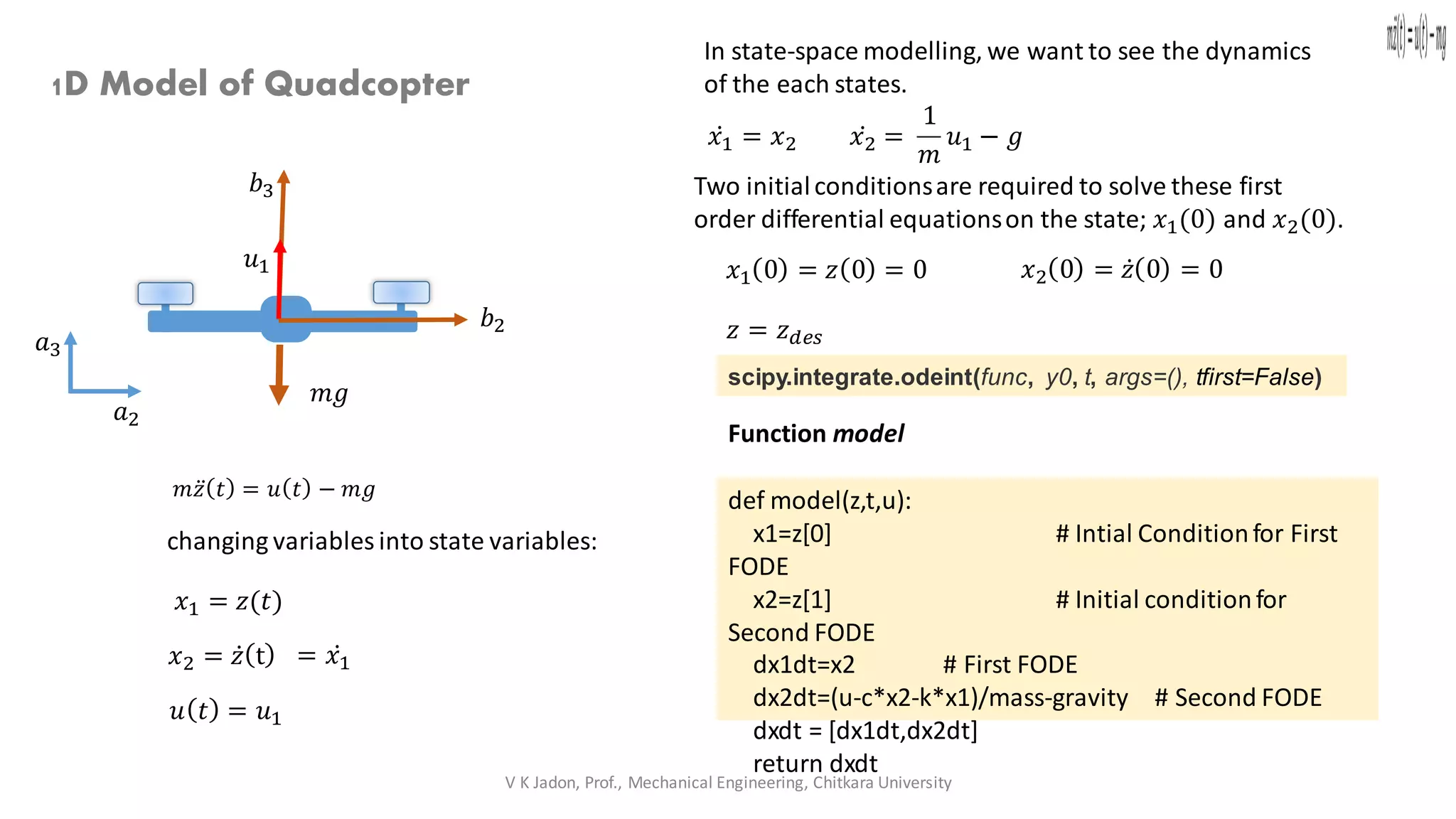 quadcopter modelling and controller design | PDF