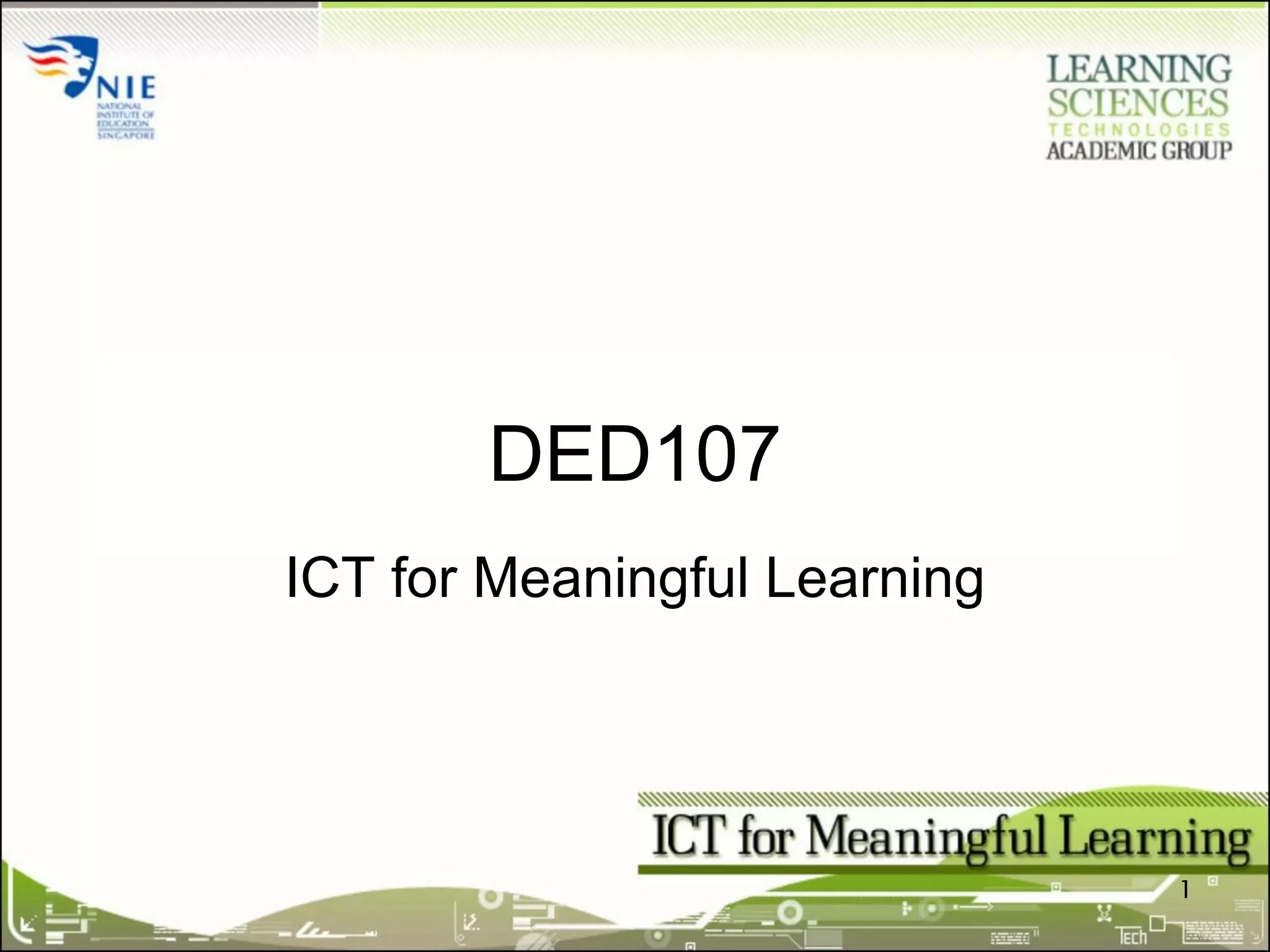 DED107 Session01 | PPT