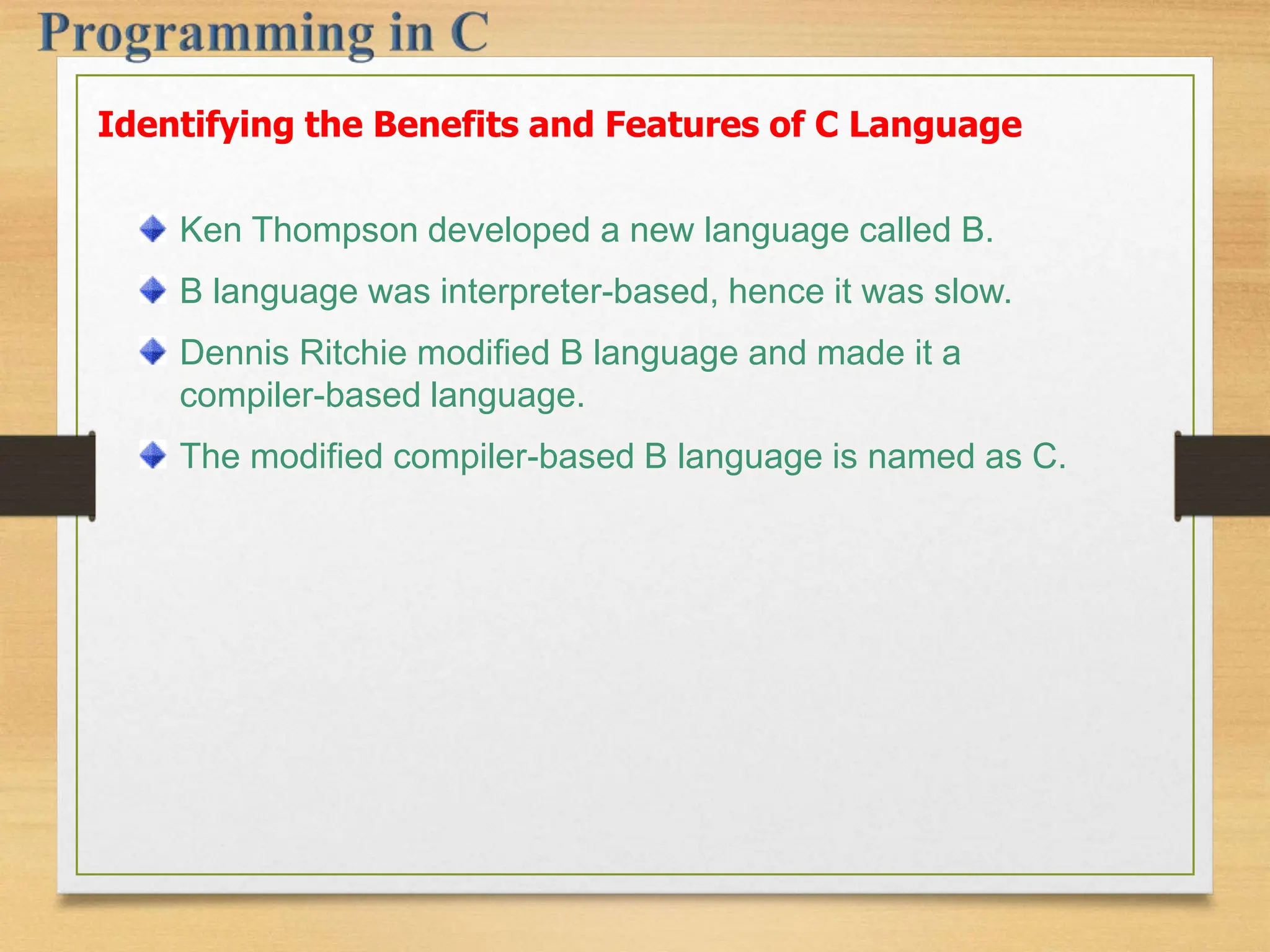 C Programming ppt for beginners . Introduction | PPT C Programming ppt for beginners . Introduction | PPT