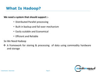 Session 01 - Into to Hadoop | PPT