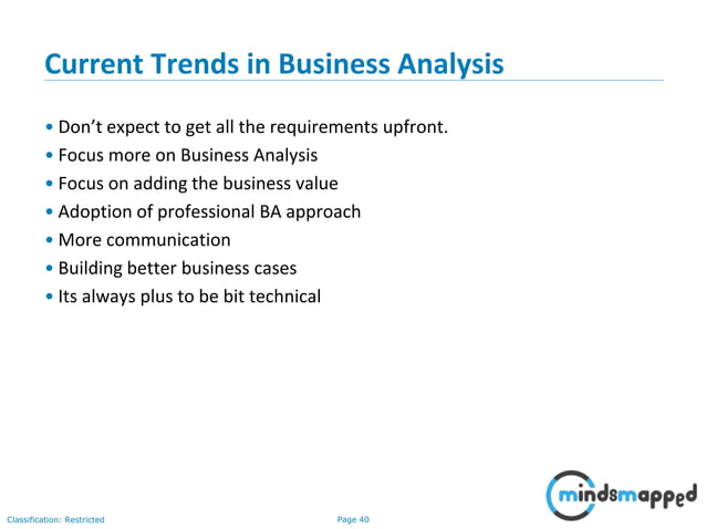 Introduction to Business Analysis | PPT