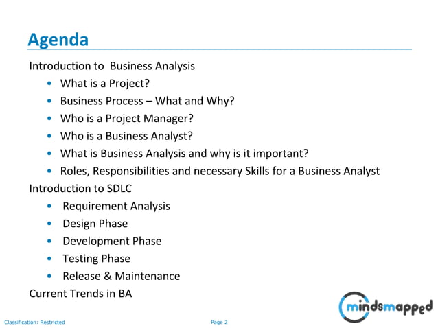 Introduction to Business Analysis | PPSX