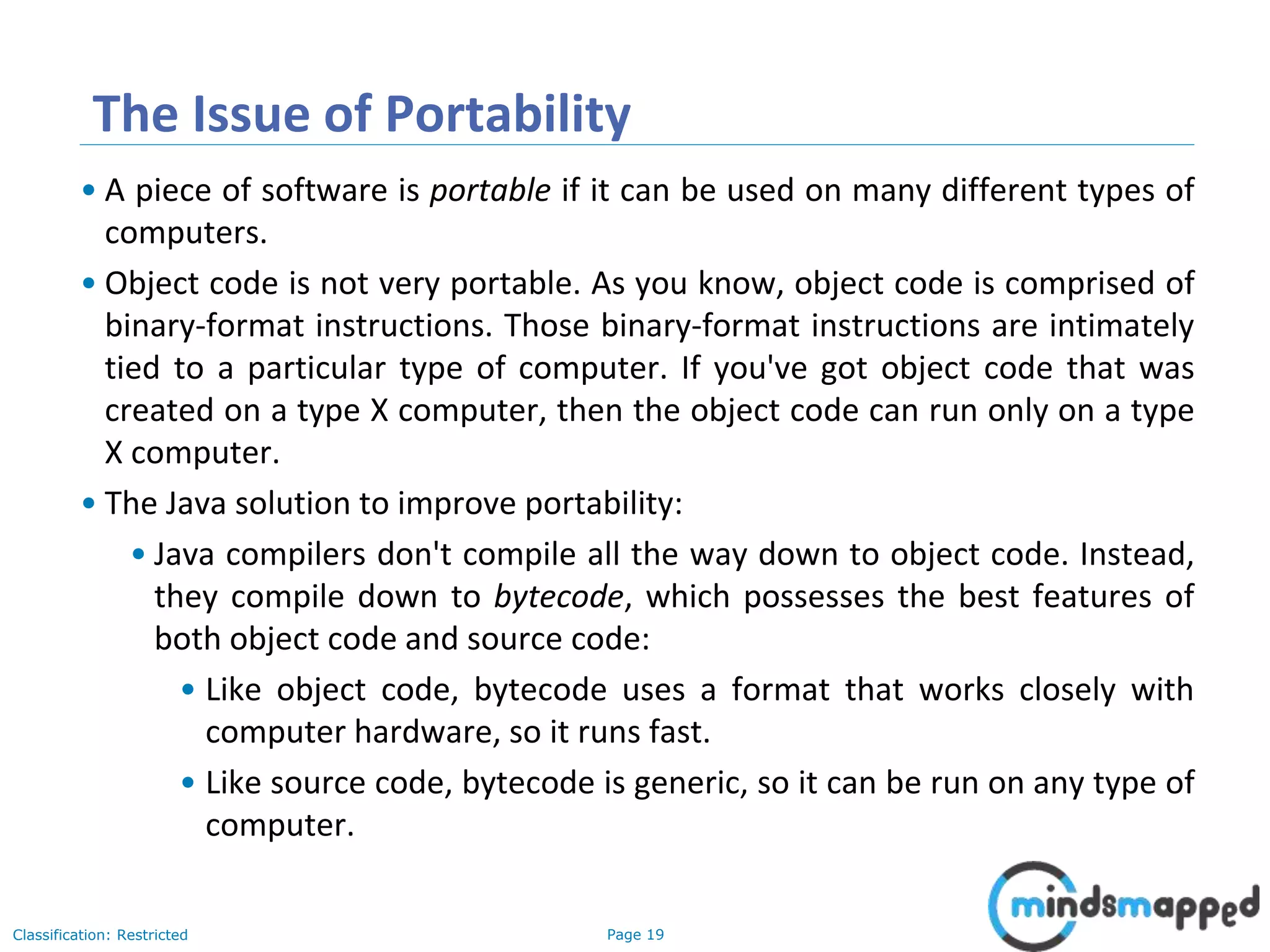 Session 01 - Introduction to Java | PPTX