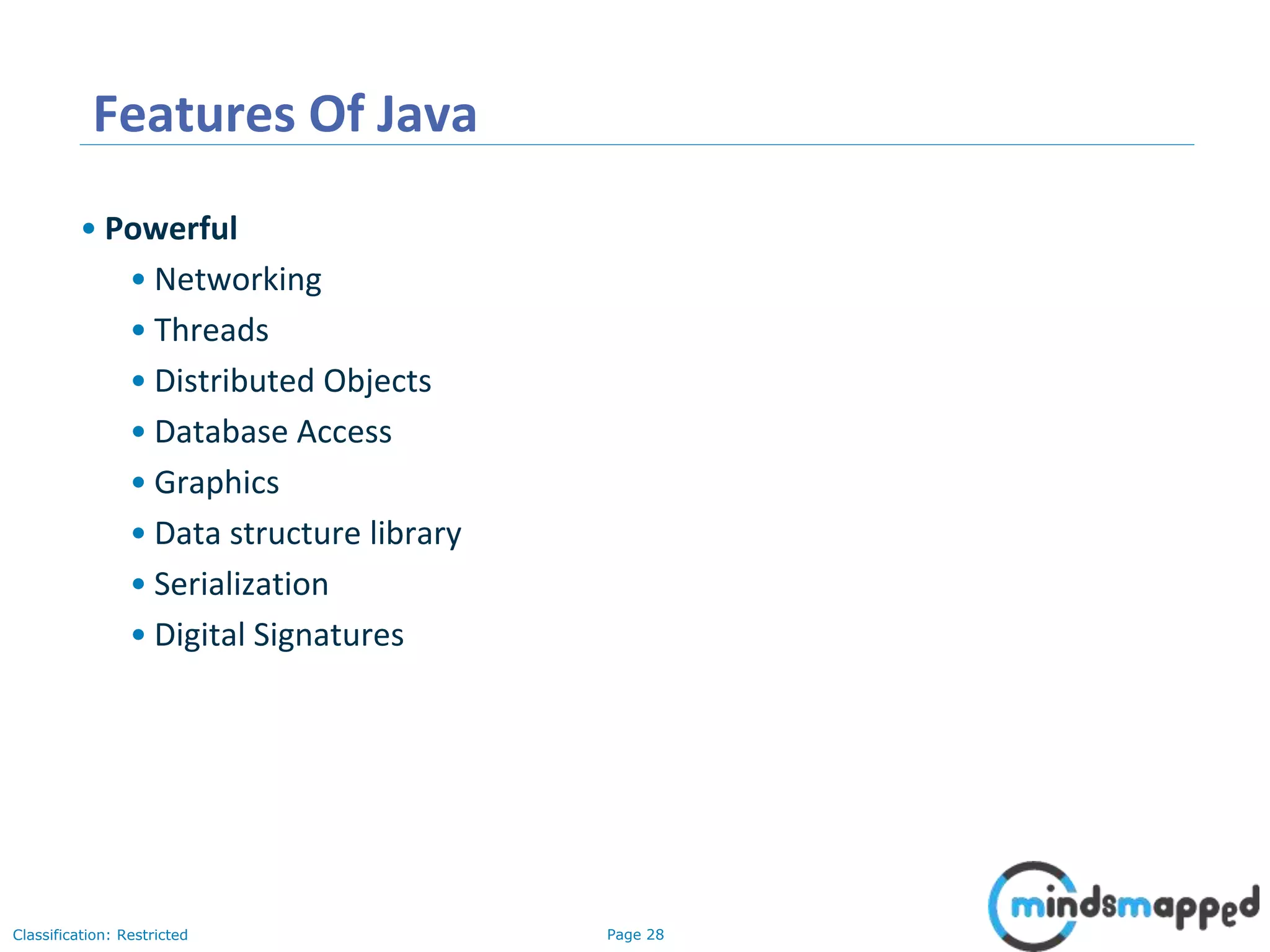 Session 01 - Introduction to Java | PPTX