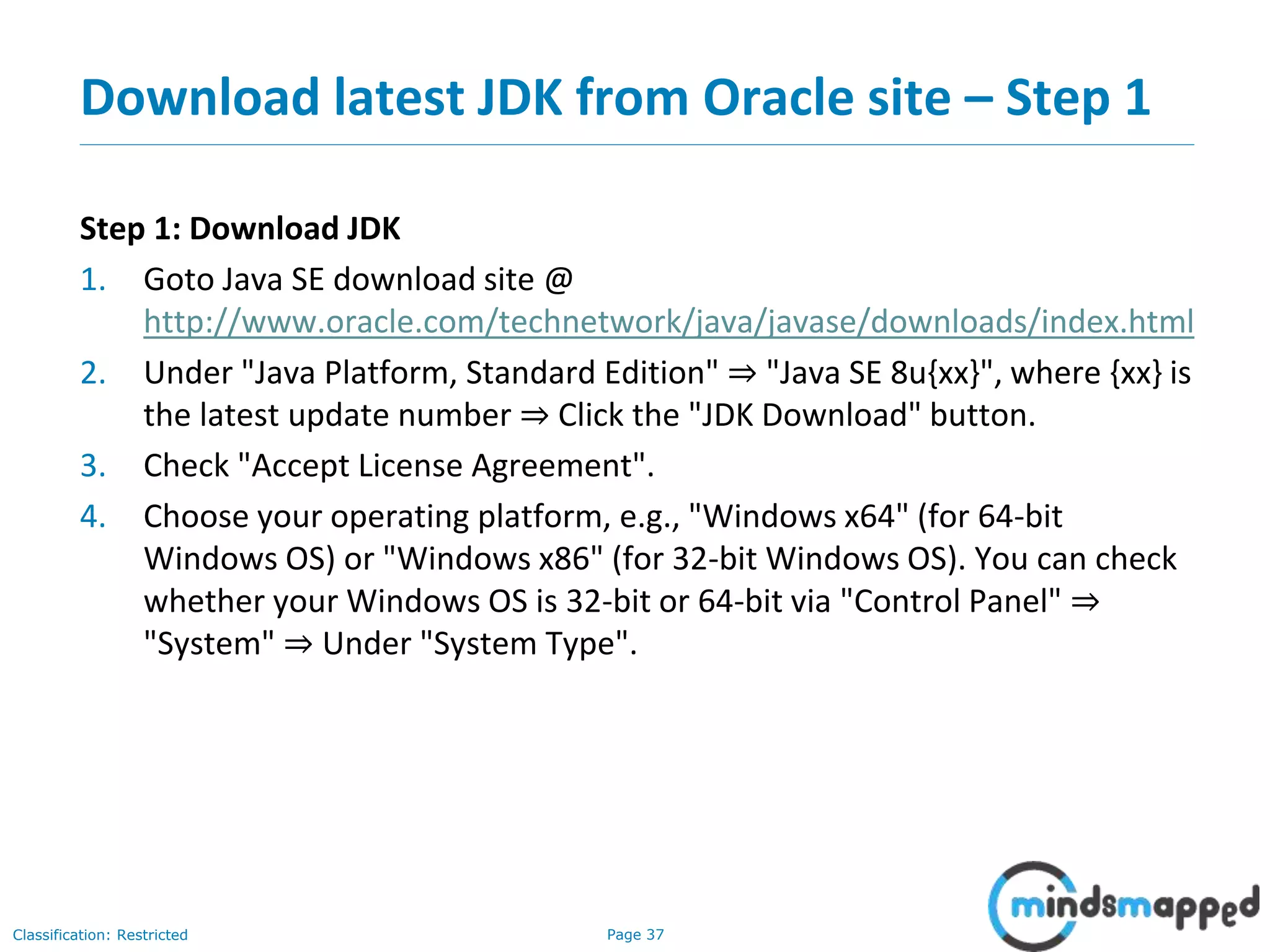 Session 01 - Introduction to Java | PPTX