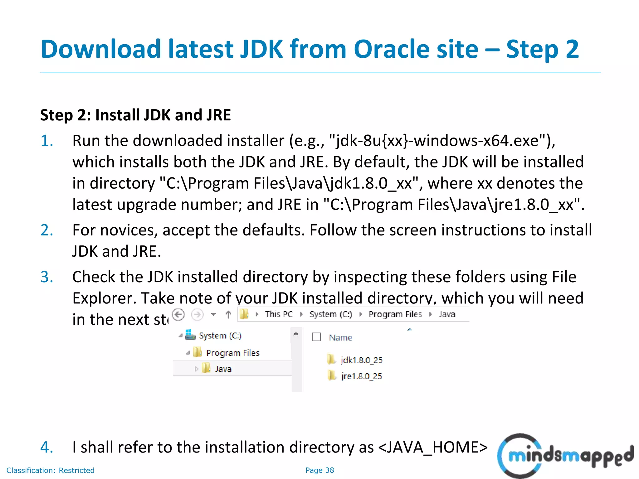 Session 01 - Introduction to Java | PPTX