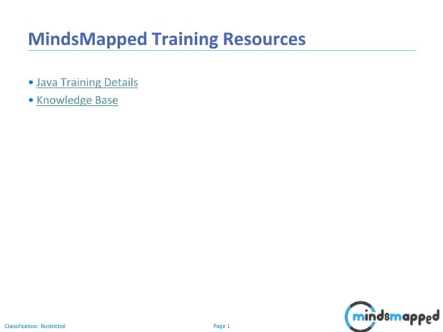 Session 01 - Introduction to Java | PPTX