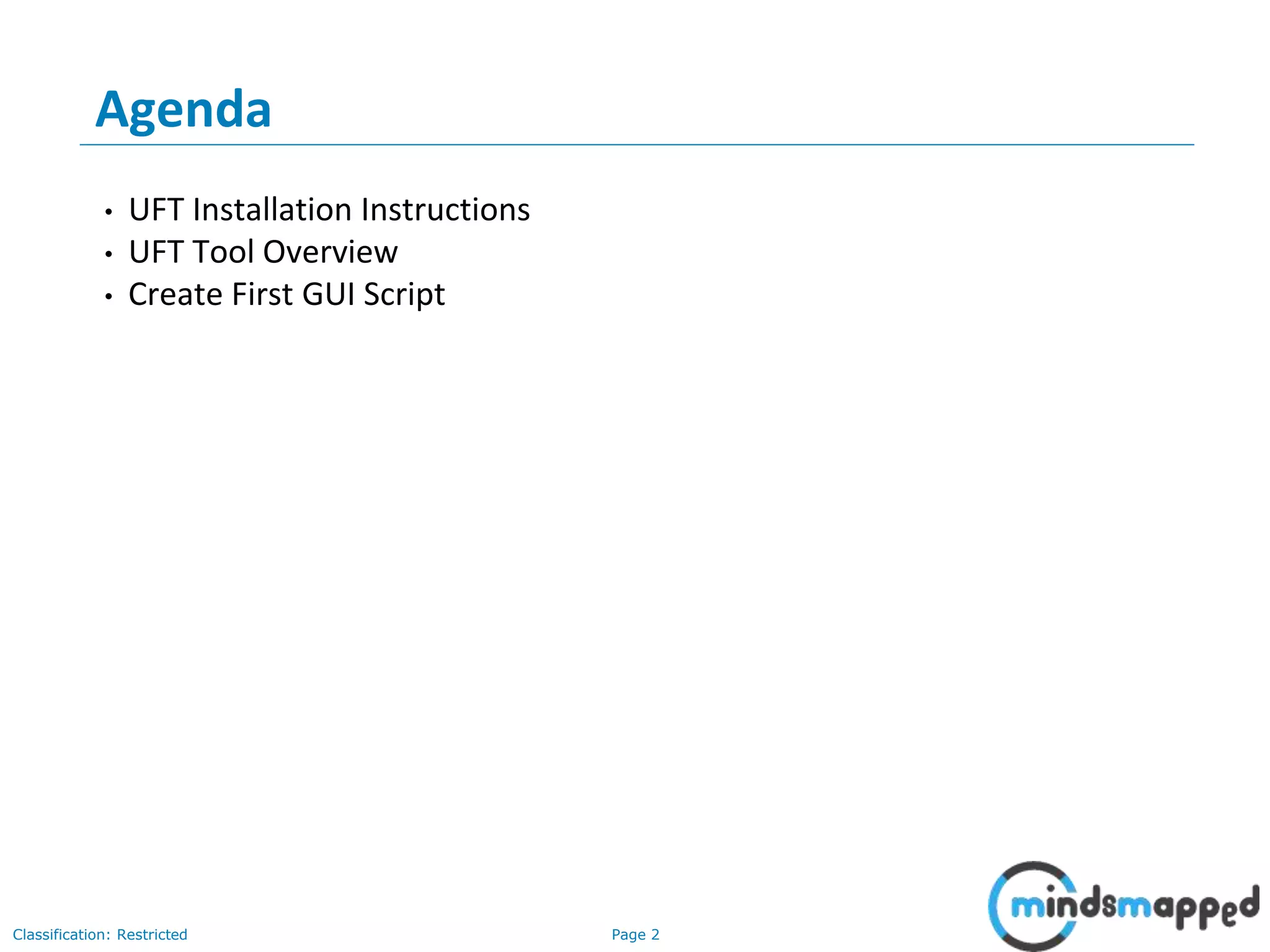 Session 01 - Introduction to UFT and Features | PPSX