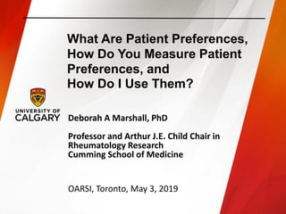 What are Patient Preferences, How Do You Measure Patient Preferences ...