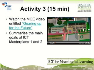 ICT for Meaningful Learnin - Session01a | PPT