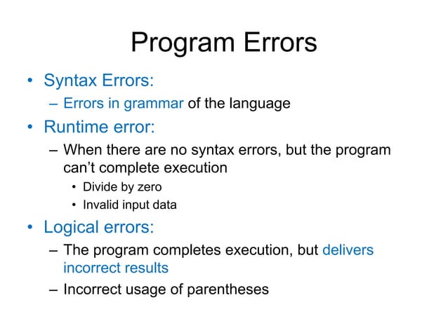 Session01 basics programming | PPT | Free Download