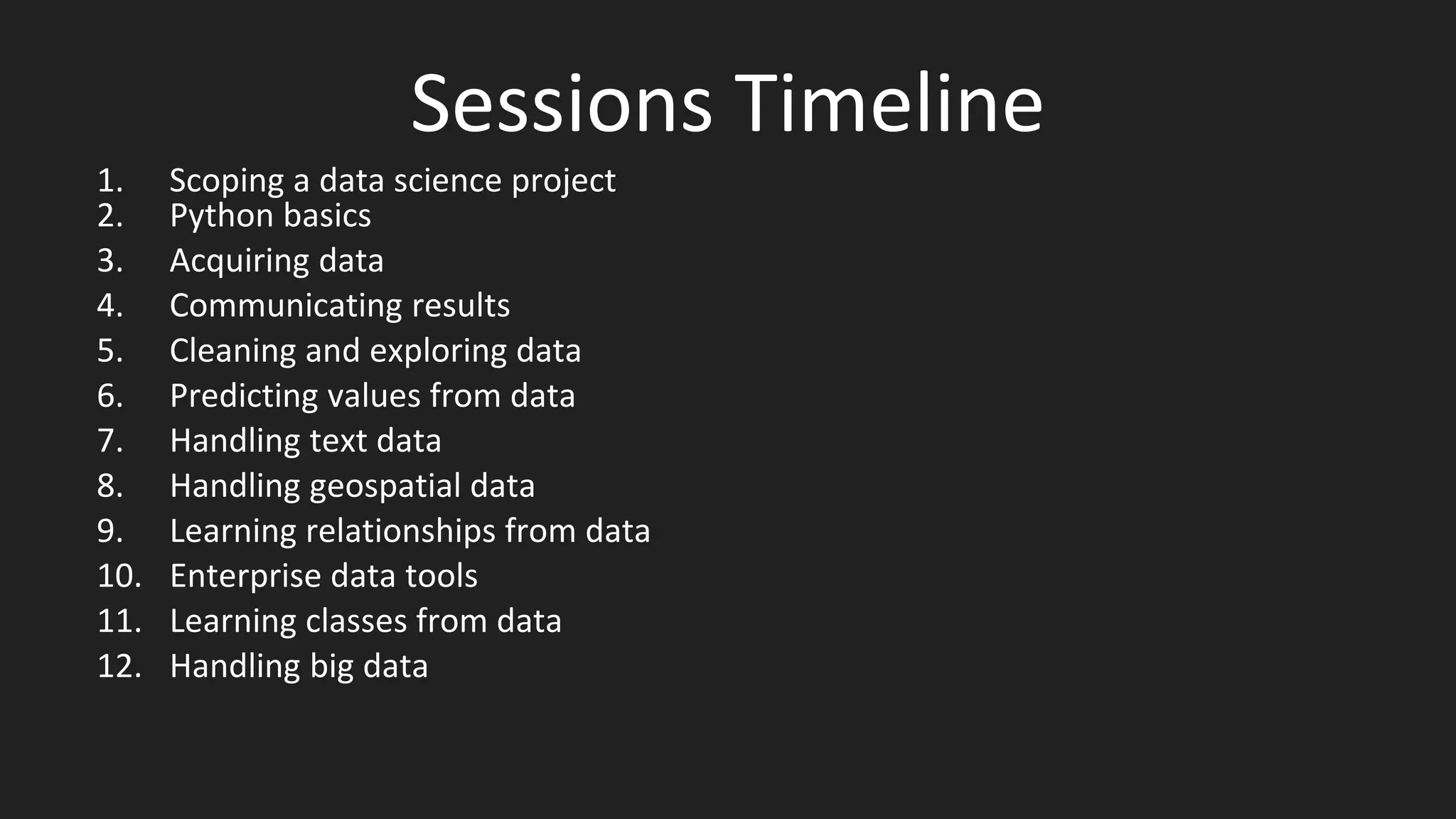 Session 01 designing and scoping a data science project | PPTX